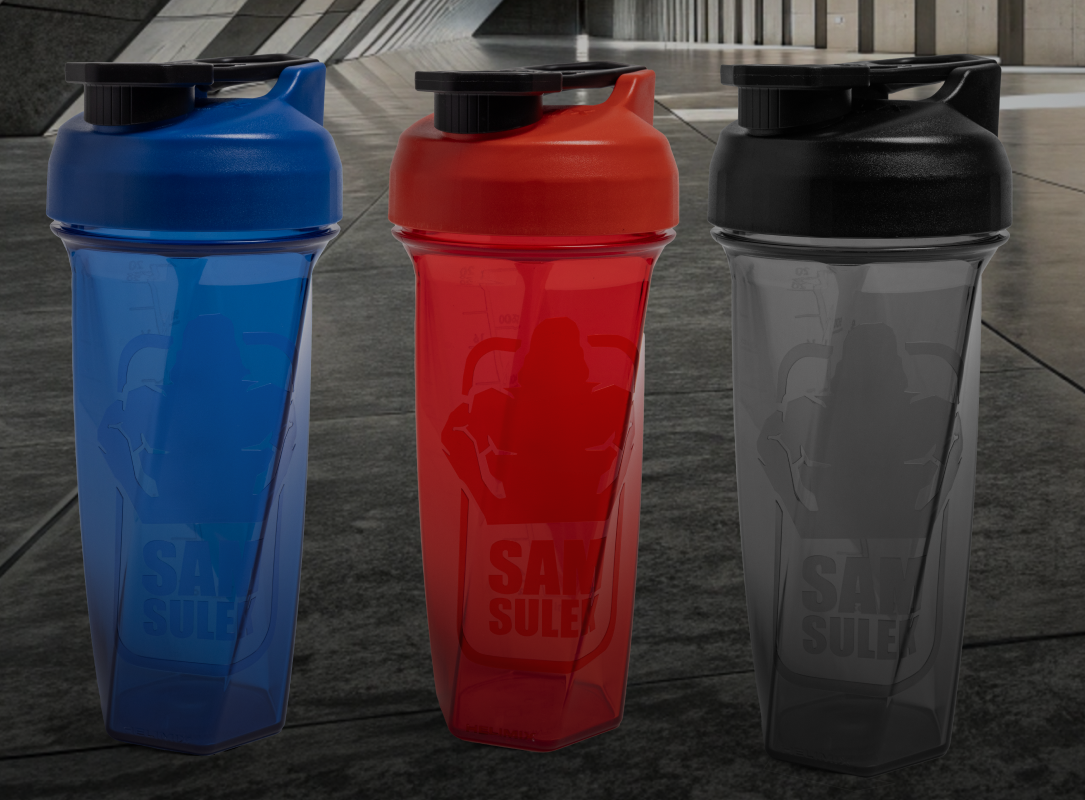 Sam Sulek x Helimix Shaker Bottles